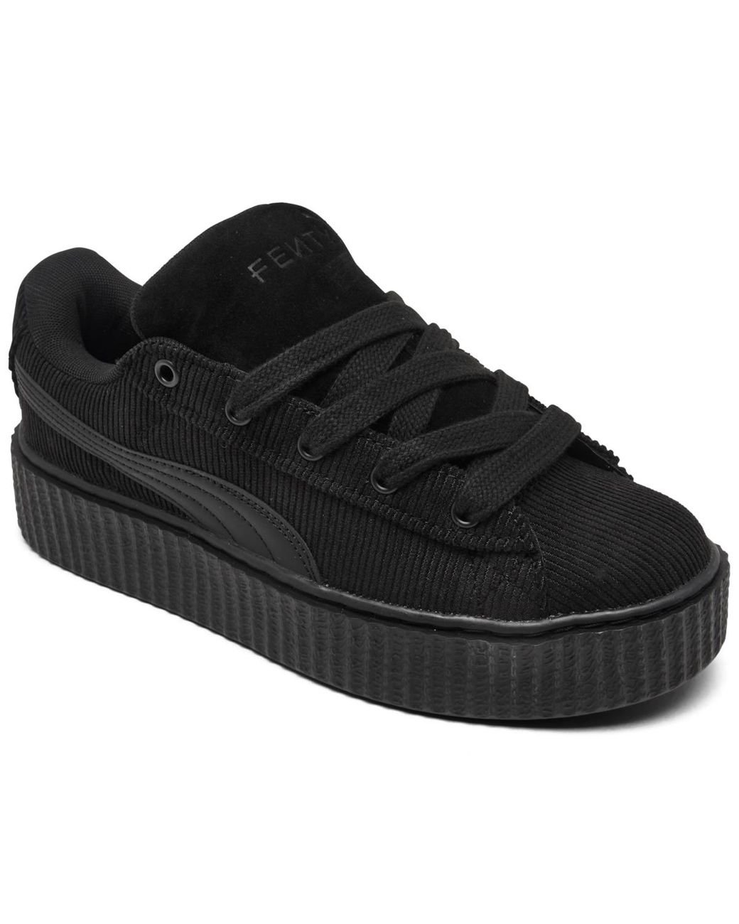PUMA Fenty X Creeper Phatty Corduroy Casual Sneakers From Finish Line in Black | Lyst