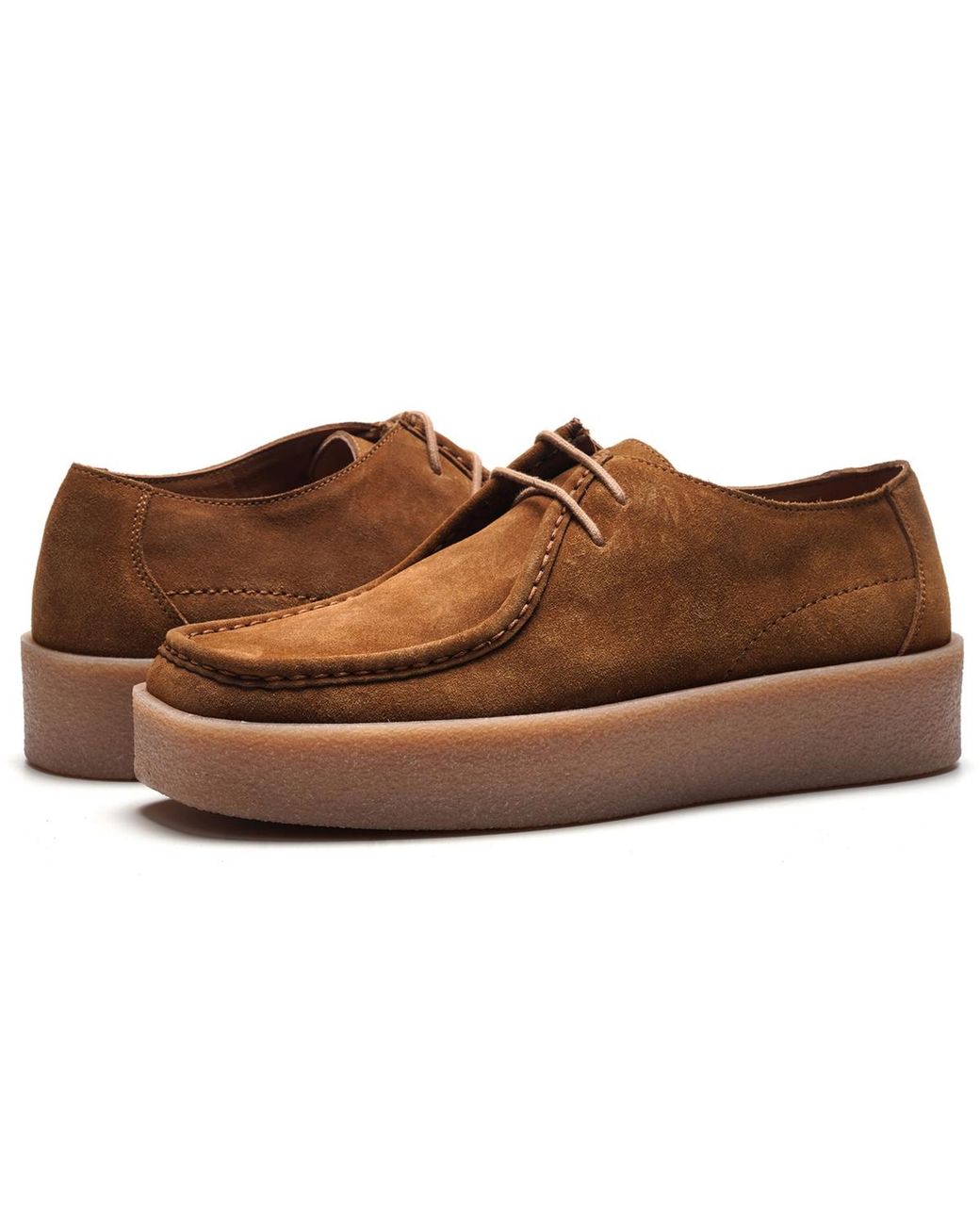 A. Veer Anthony Veer Mason Moc-toe Derby Shoes in Brown for Men | Lyst