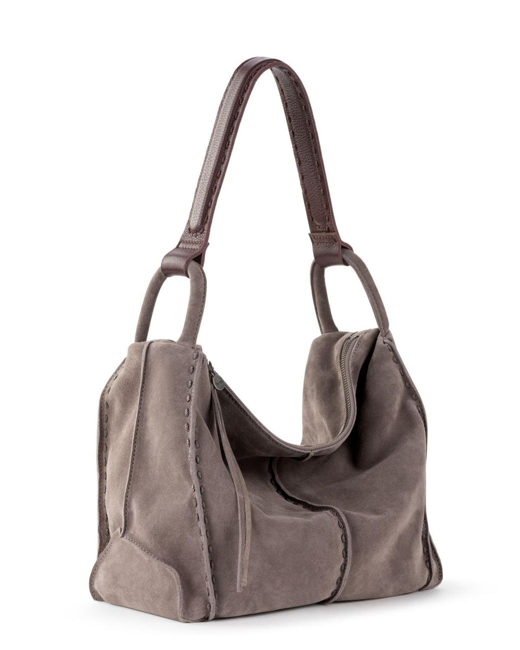 The Sak Los Feliz Leather Medium Hobo Bag in Brown | Lyst