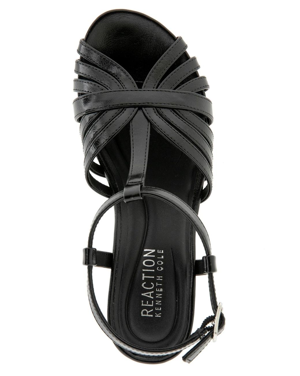 Kenneth Cole Capi Wedge Sandals in Black | Lyst