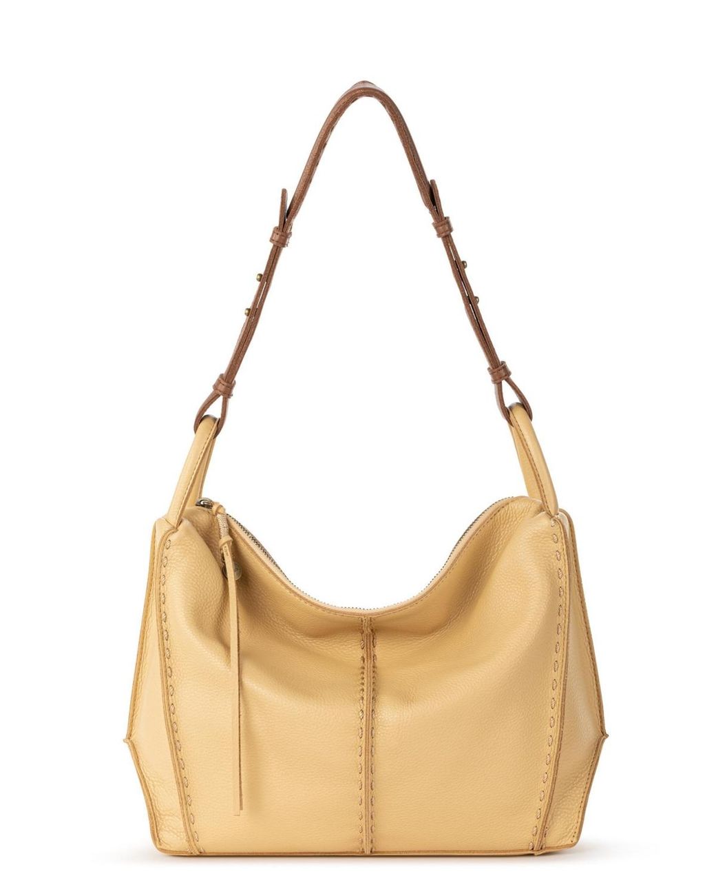 The Sak Los Feliz Leather Medium Hobo Bag in Metallic | Lyst