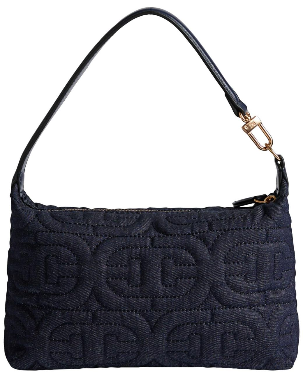 Sam Edelman Ethyl Top Zipper Demi Small Shoulder Bag in Blue | Lyst