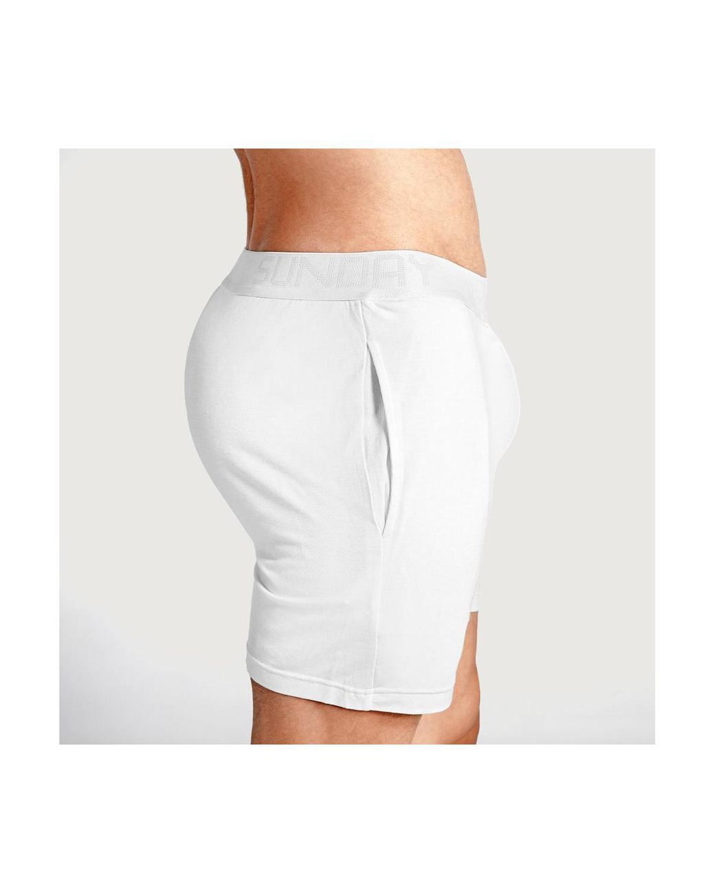 Rounderbum Bum Around Pajama Short in White for Men | Lyst