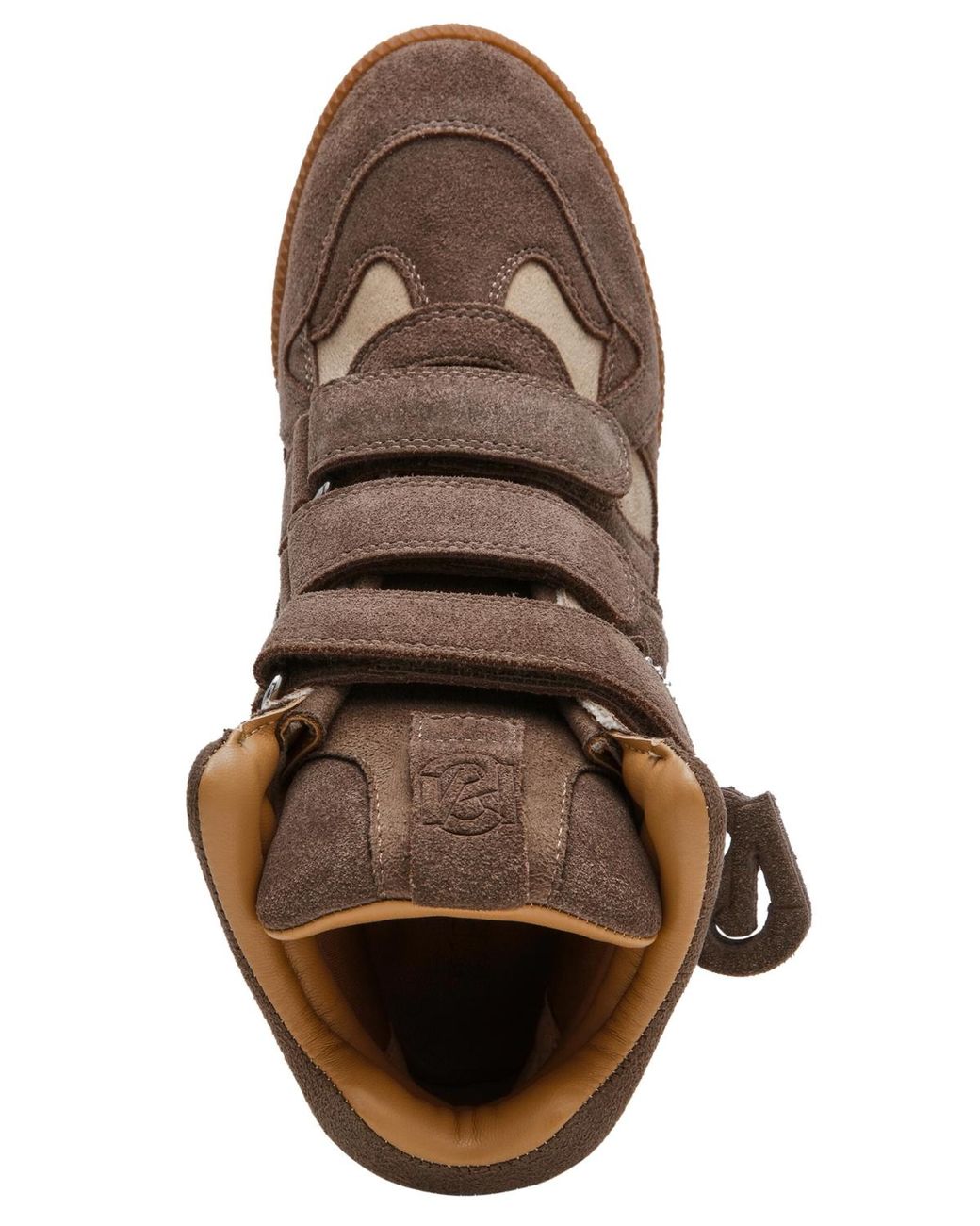 Steve Madden Mavis High-top Lace-up Wedge Sneakers in Brown | Lyst
