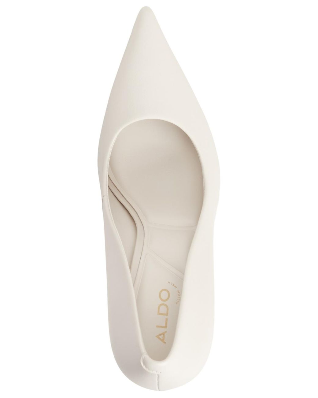ALDO Stasya Pointed Toe Pumps in White | Lyst
