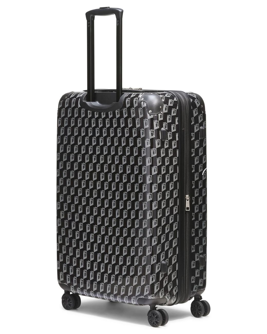 KARL LAGERFELD Bon Voyage Large Upright Suitcase in Black | Lyst