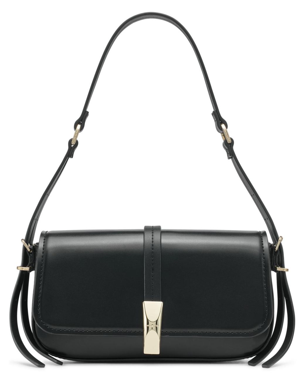 Halston Freya Medium Shoulder Bag in Black | Lyst