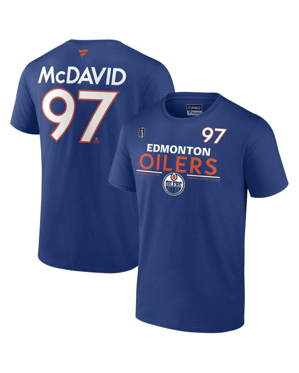 Fanatics Connor Mcdavid Edmonton Oilers 2024 Stanley Cup Final ...