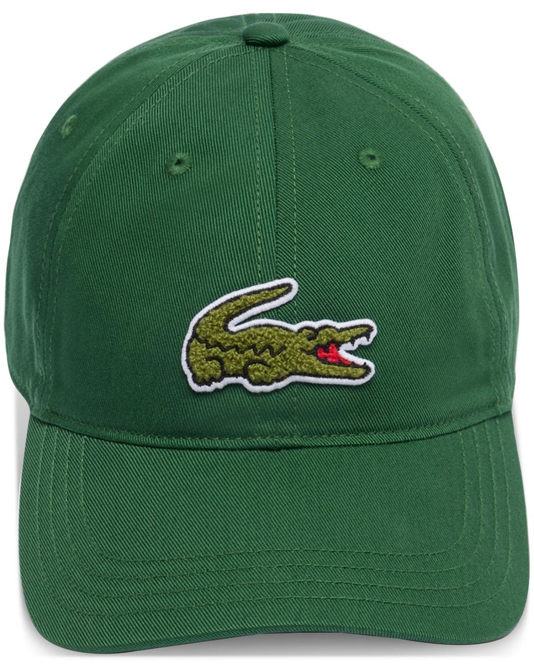 Lacoste Croc Logo Cap in Green for Men | Lyst