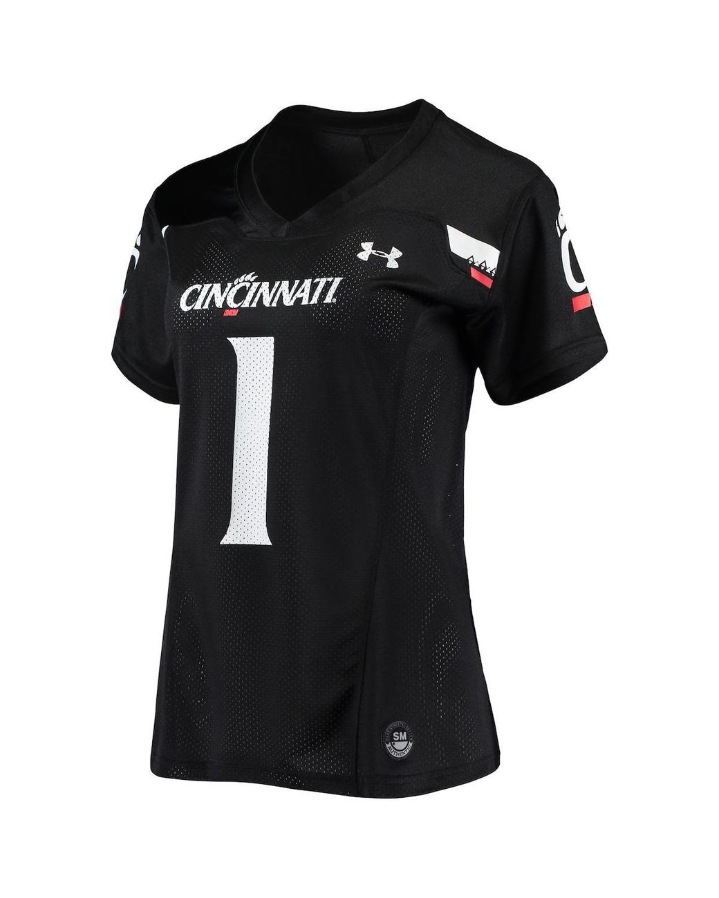 Under Armour #1 Cincinnati Bearcats Finished Replica Football Jersey in ...