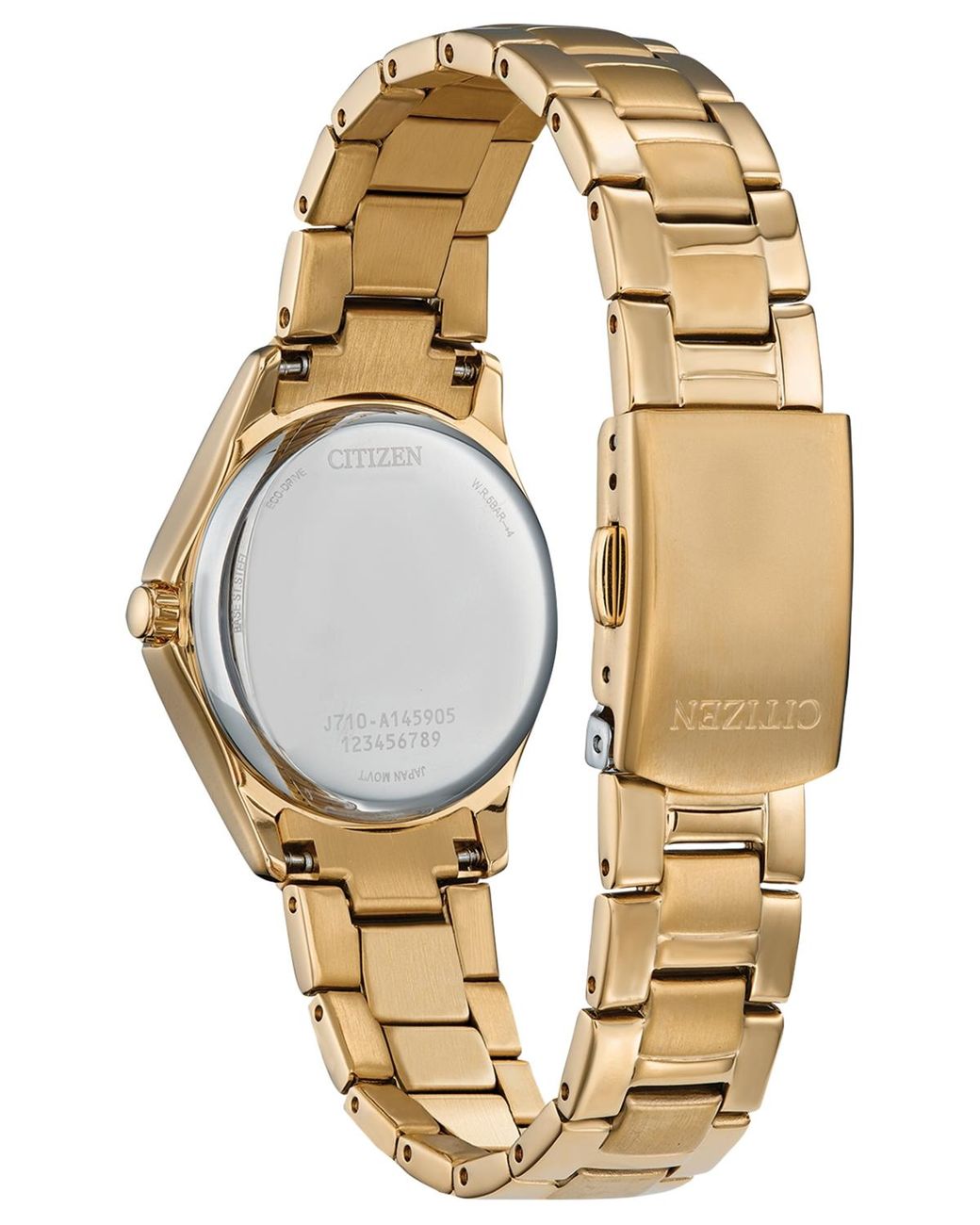 Citizen Eco-drive Crystal Stainless Steel Bracelet Watch 30mm in ...