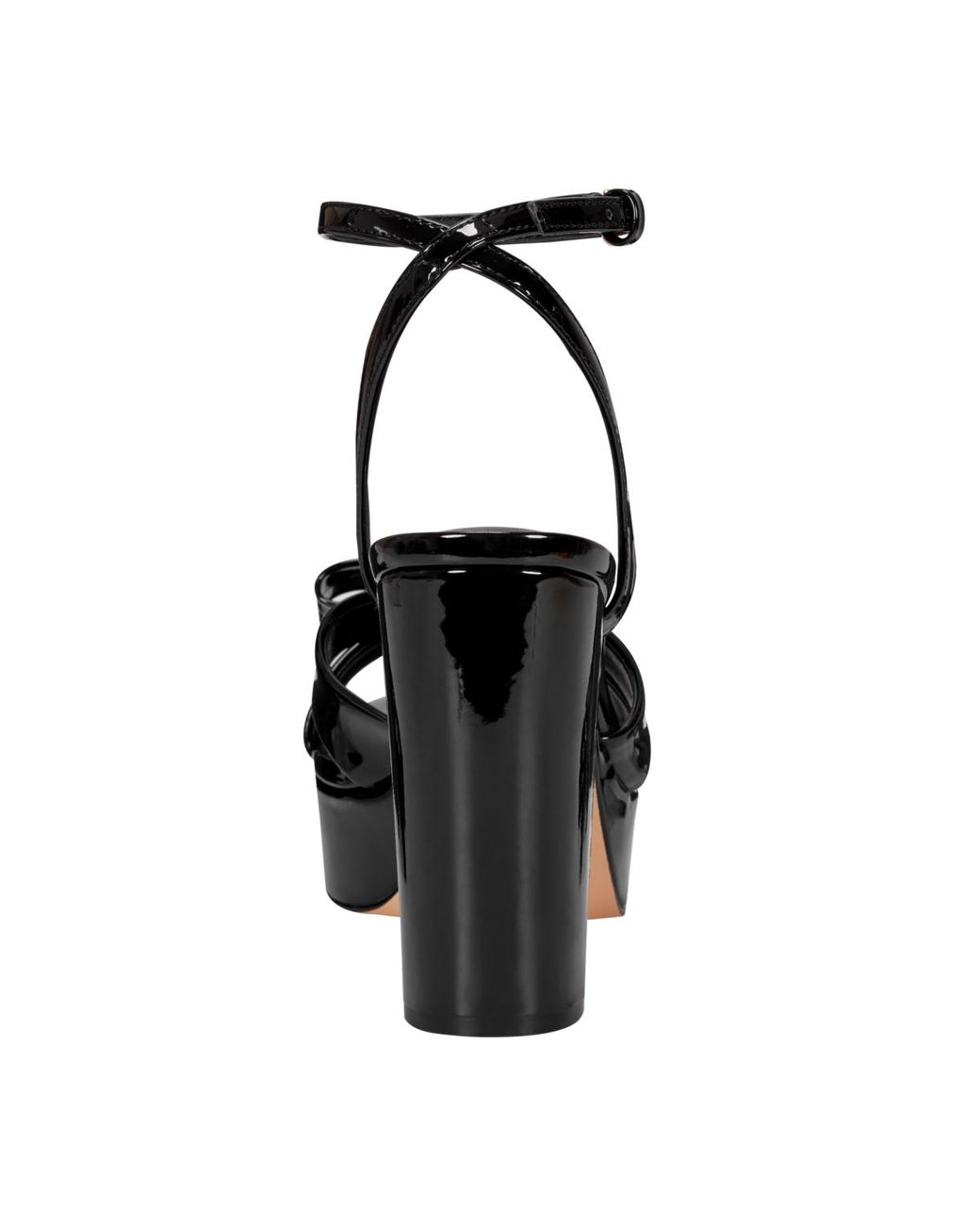 Marc Fisher Daisee Block Heel Platform Sandals in Black | Lyst