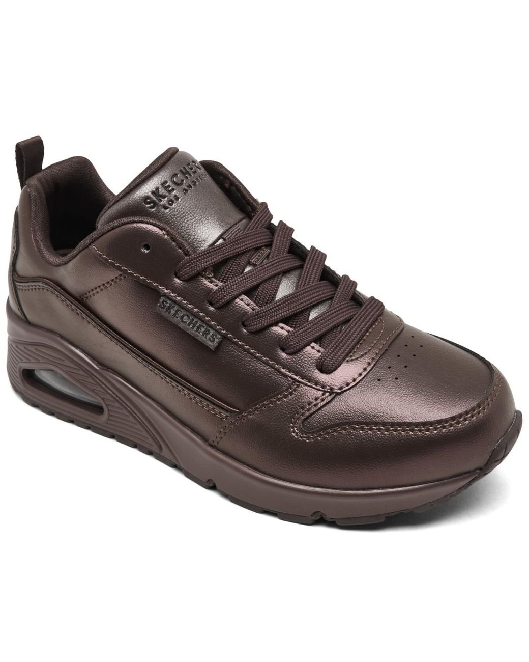 Skechers Street Uno in Brown | Lyst