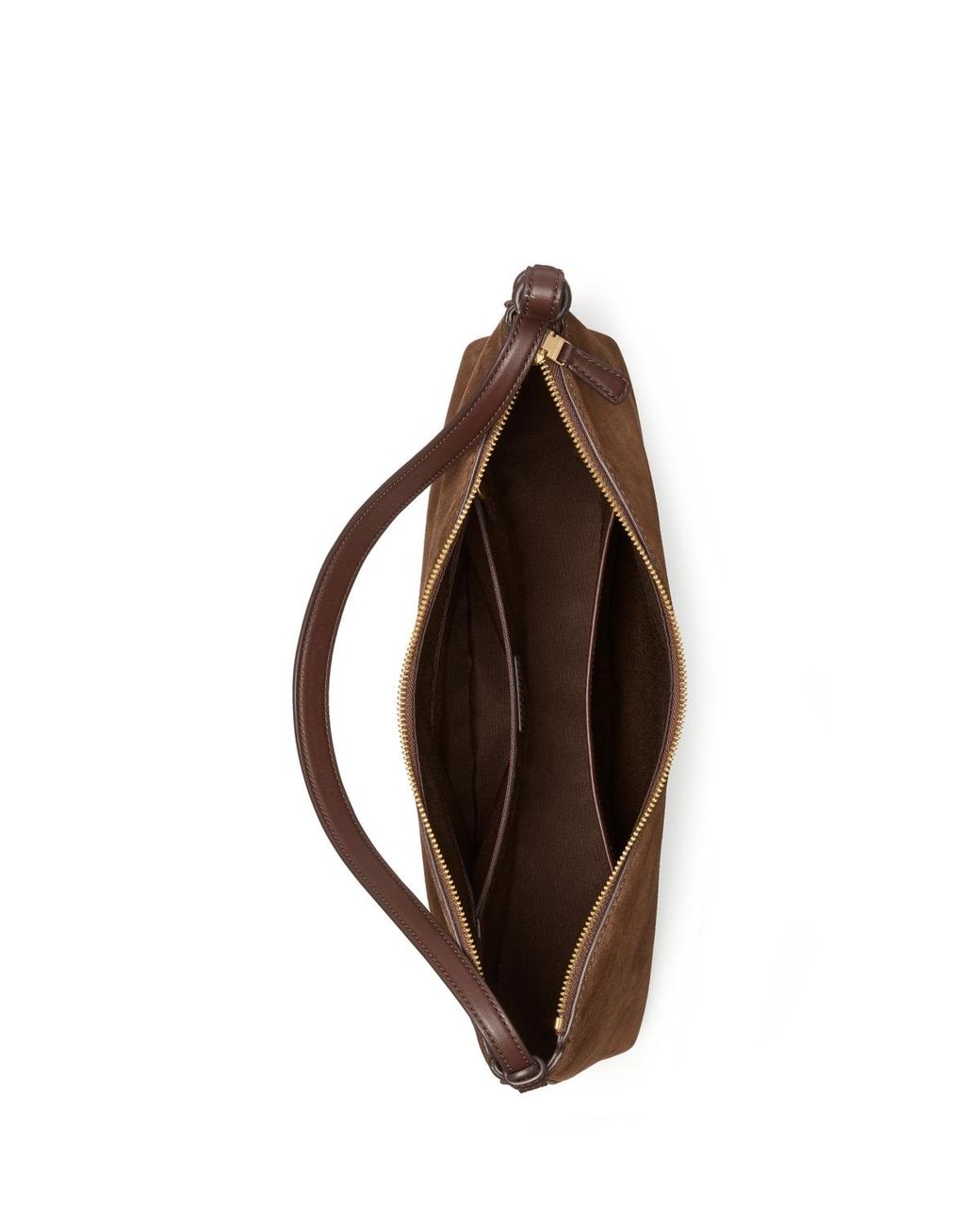 Kate Spade Loop Suede Large Shoulder Bag in Brown | Lyst