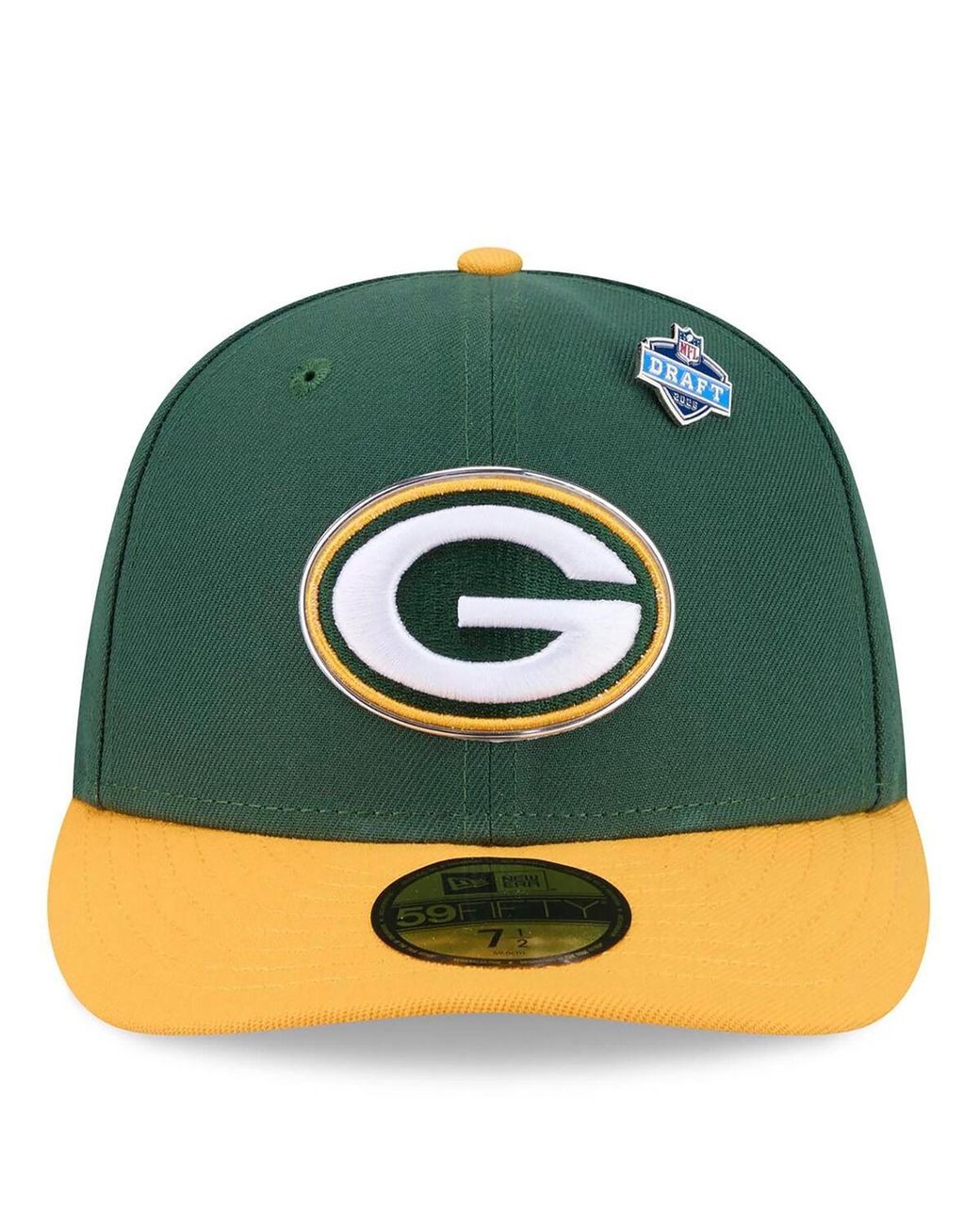 KTZ Green/gold Green Bay Packers 2026 Nfl Draft Pre-curved 59fifty ...