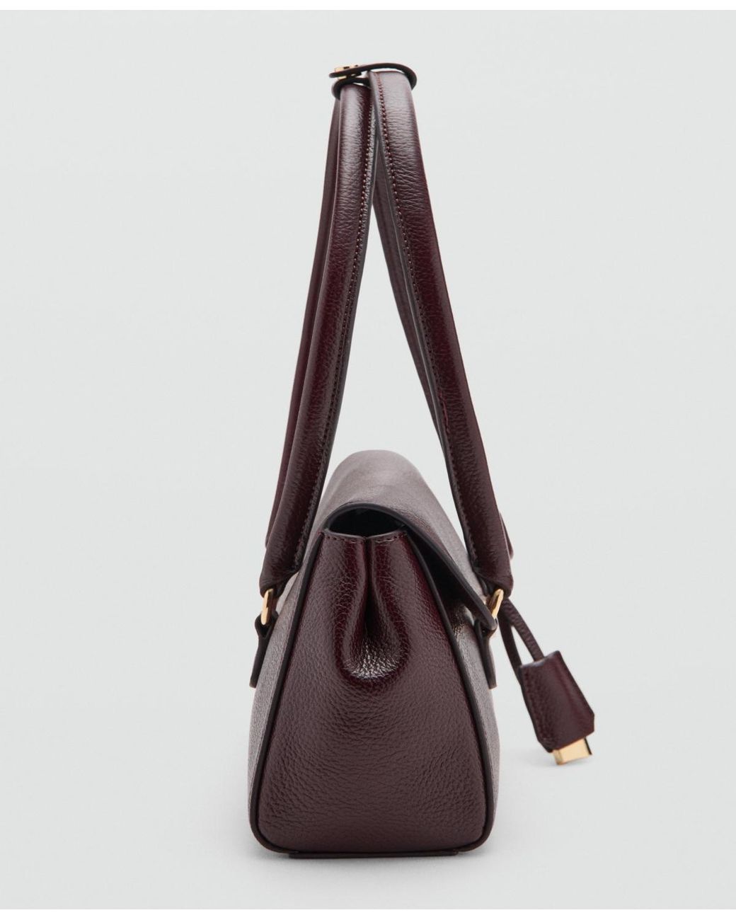 Mango Flap City Shoulder Bag in Purple | Lyst