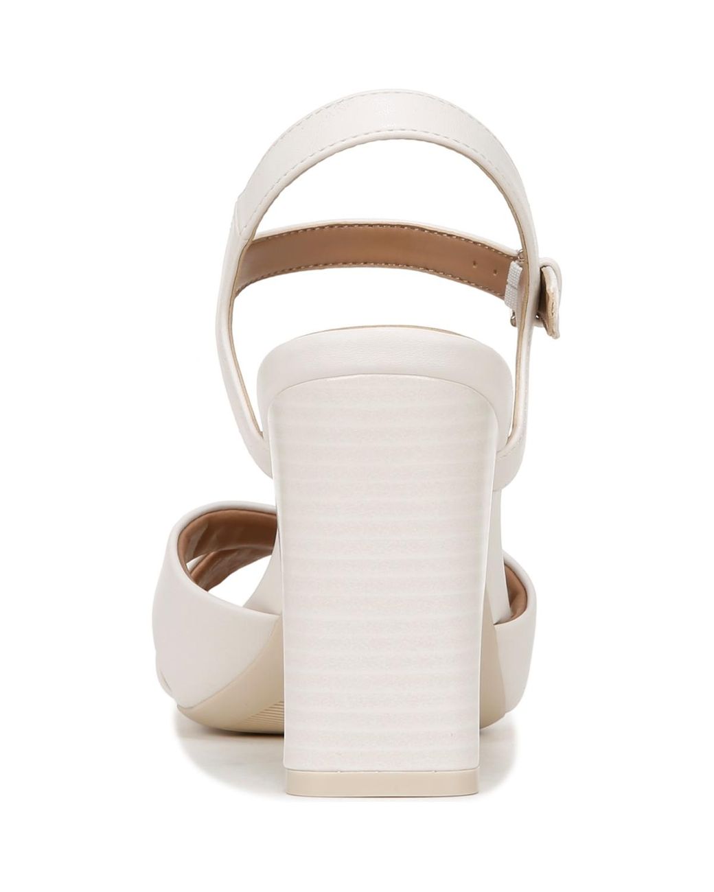 Naturalizer Morgan Open Square Toe Platform Dress Sandals in Metallic ...