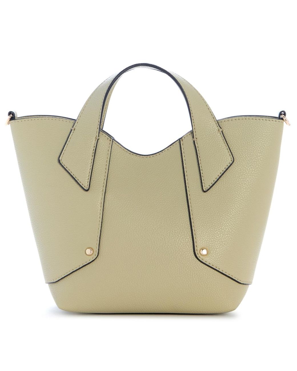 Guess Darcy Small Magnetic Snap Tote Bag in Metallic | Lyst