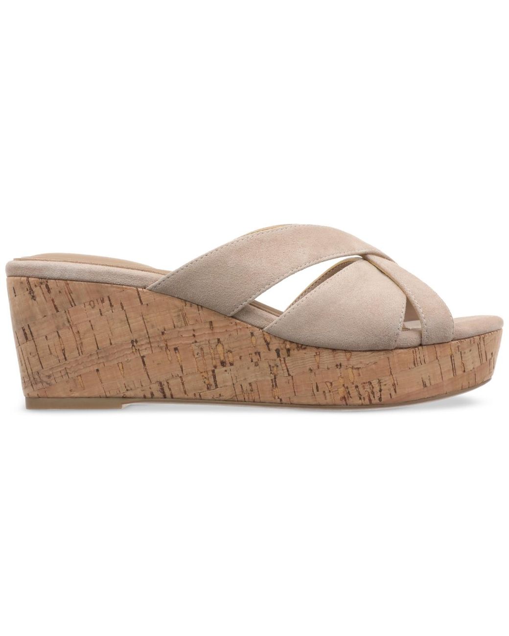 Giani Bernini Juliaa Strappy Cork Platform Wedge Sandals | Lyst