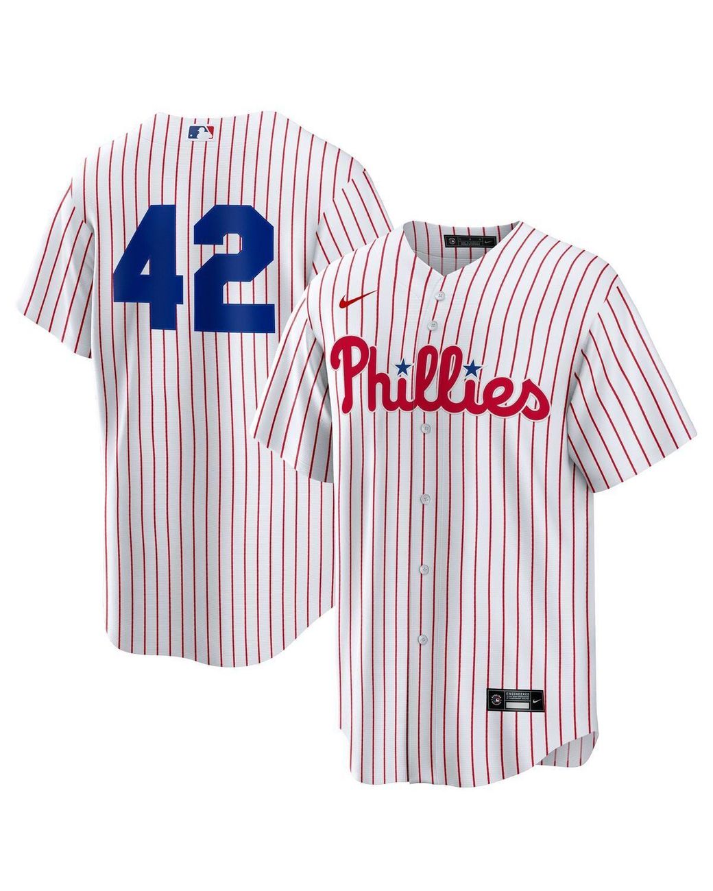 Nike Philadelphia Phillies Home 2025 Jackie Robinson Day Replica Jersey ...