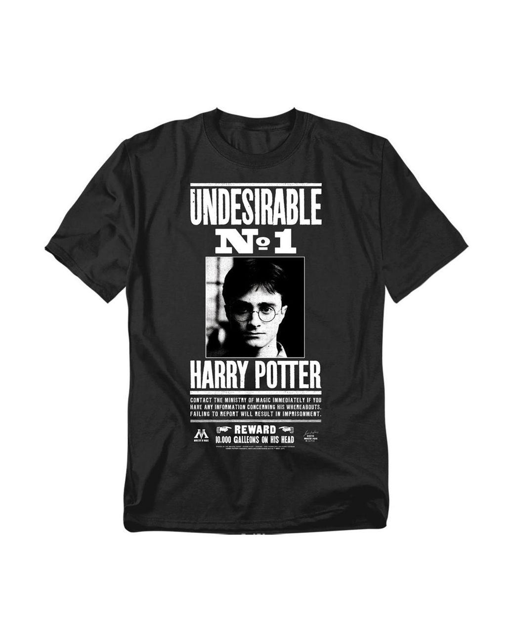 Harry Potter Undesirable No 1 T Shirt in Black for Men | Lyst