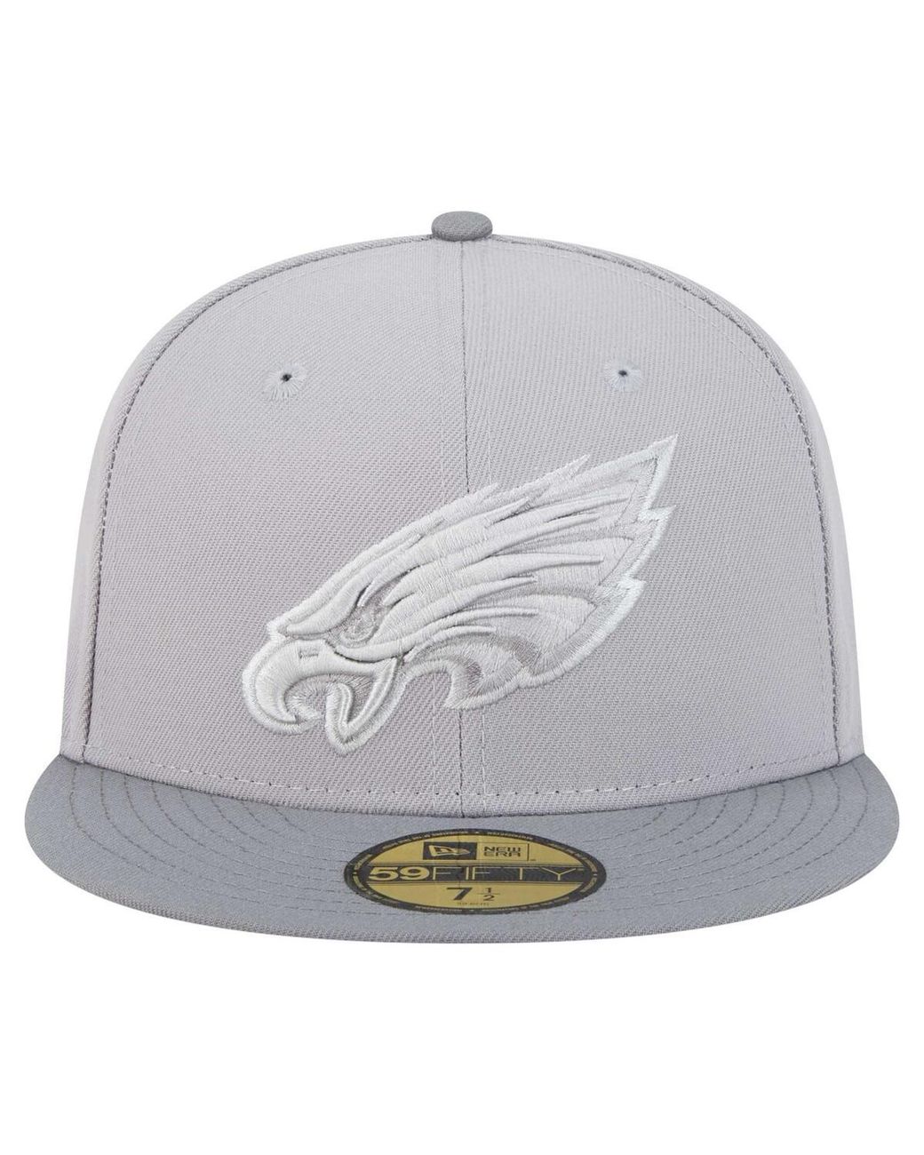 KTZ Gray/graphite Philadelphia Eagles Iron Cloud 59fifty Fitted Hat for ...