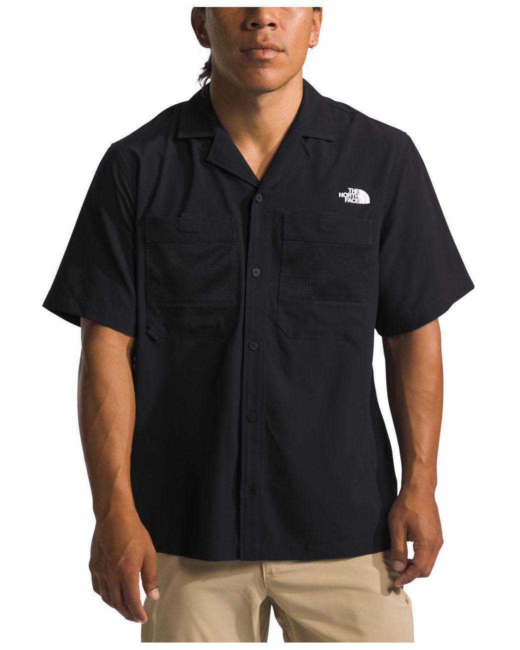 The North Face First Trail Button-down Ripstop Camp Shirt in Black for ...
