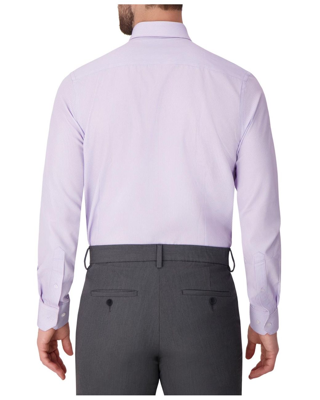 Report Collection 4-way Geo Print Dress Shirt in Purple for Men | Lyst