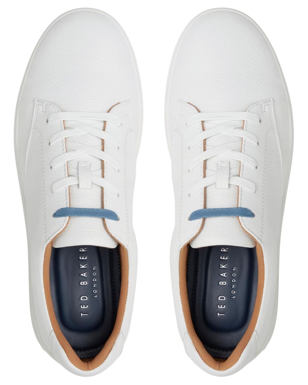 Ted Baker Brentford Lace-up Sneakers in White for Men | Lyst