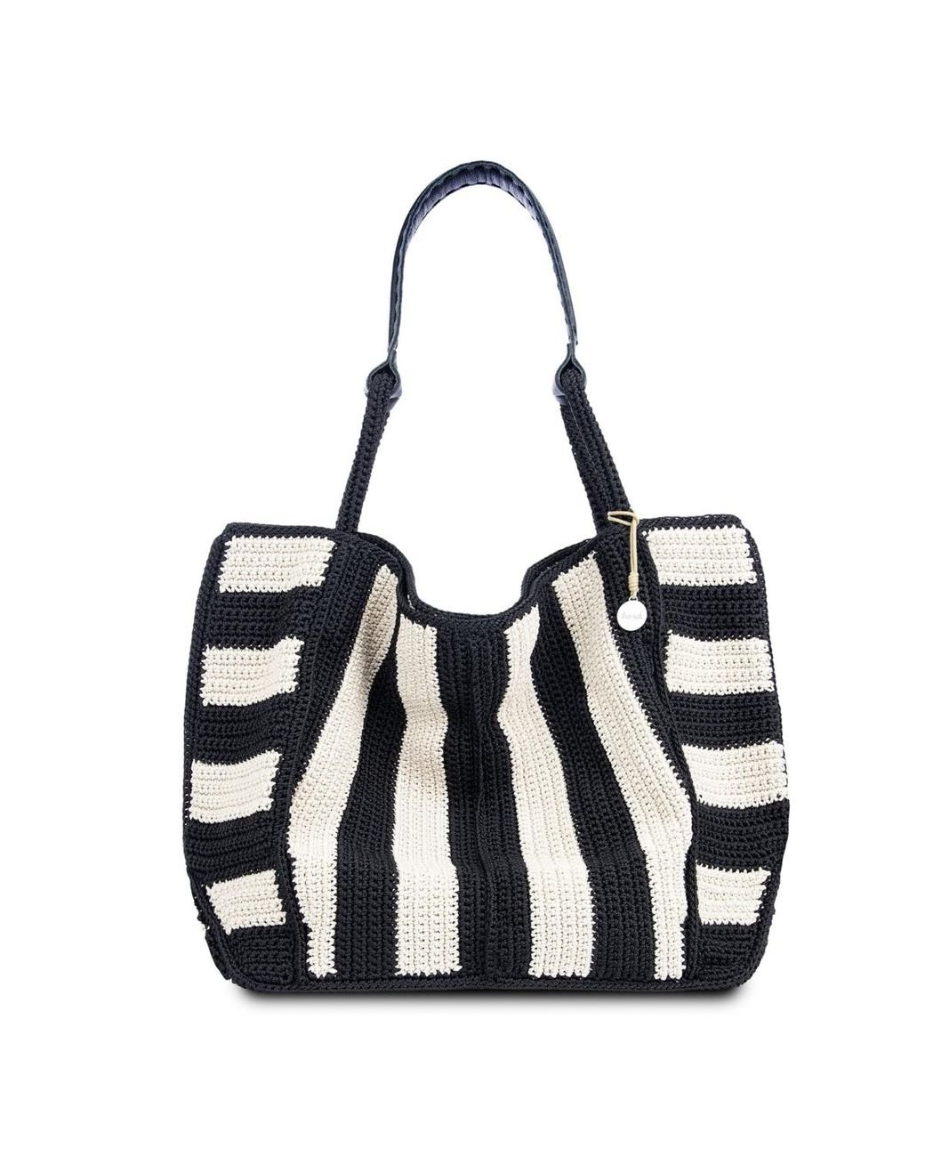 The Sak Los Feliz Crochet Extra-large Tote in White | Lyst