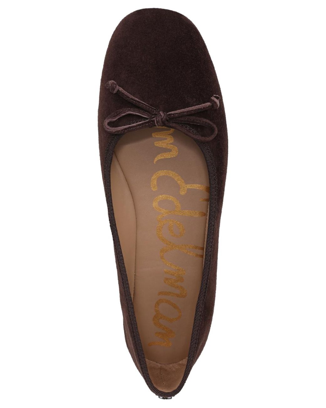 Sam Edelman Alie Ballerina Flats in Brown | Lyst