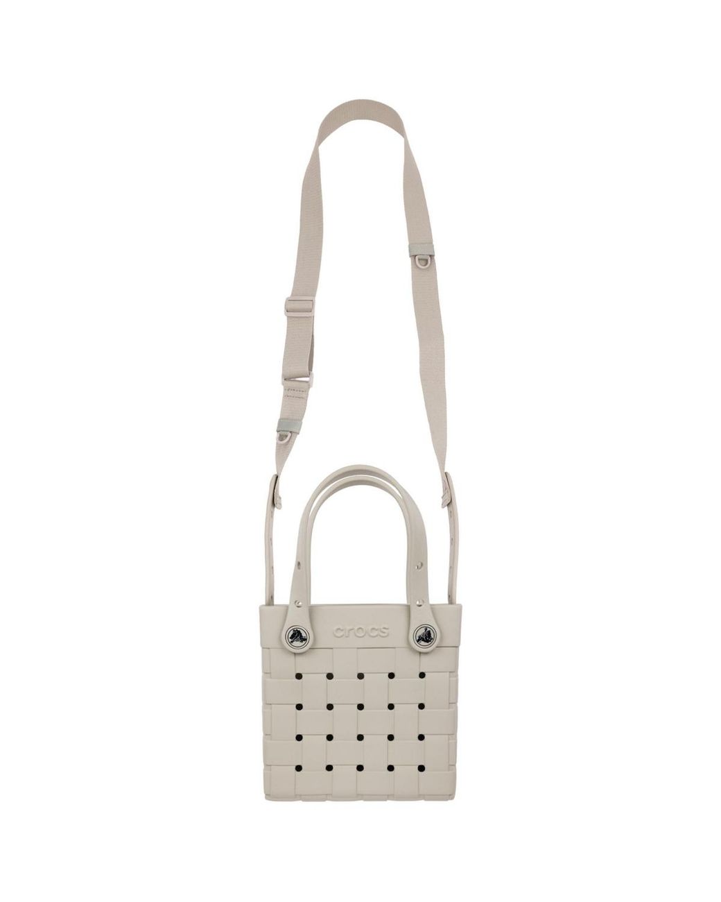 Crocs™ Small Woven Style Sbody Tote in White | Lyst