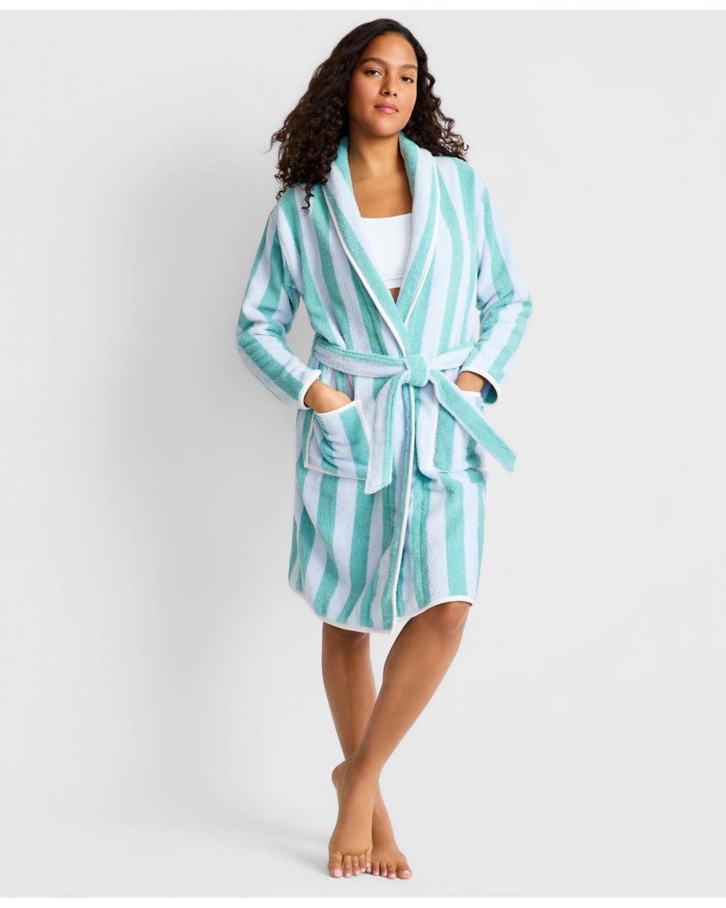 State Of Day Cotton Robe in Blue | Lyst