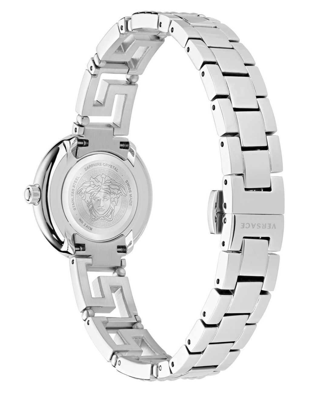 Versace Greca Goddess Stainless Steel Bracelet Watch in Metallic | Lyst