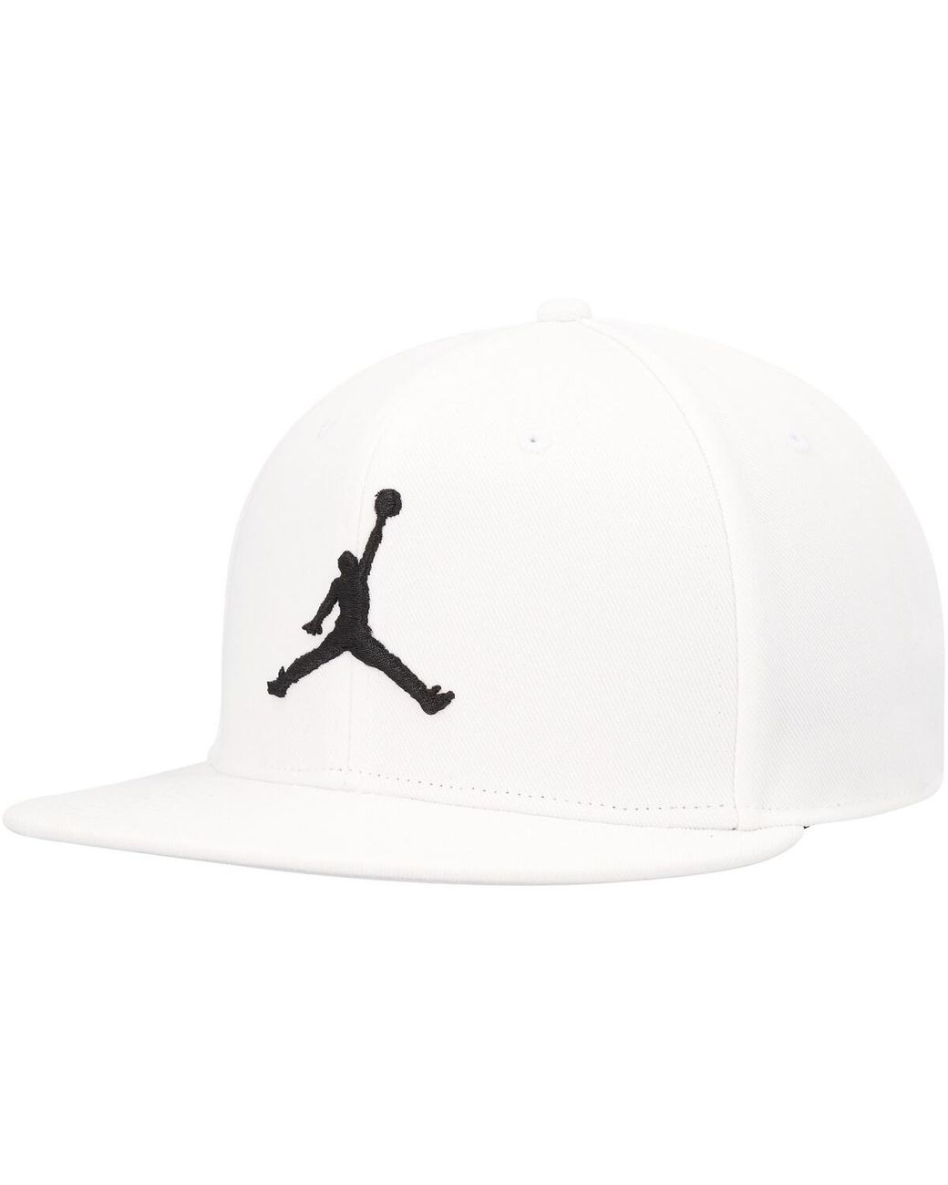 Nike Pro Jumpman Snapback Hat in White for Men | Lyst