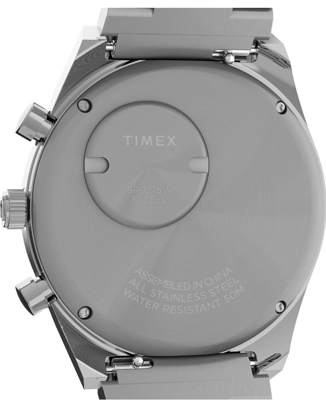 Timex Chronograph -tone Stainless Steel Watch in Gray for Men | Lyst