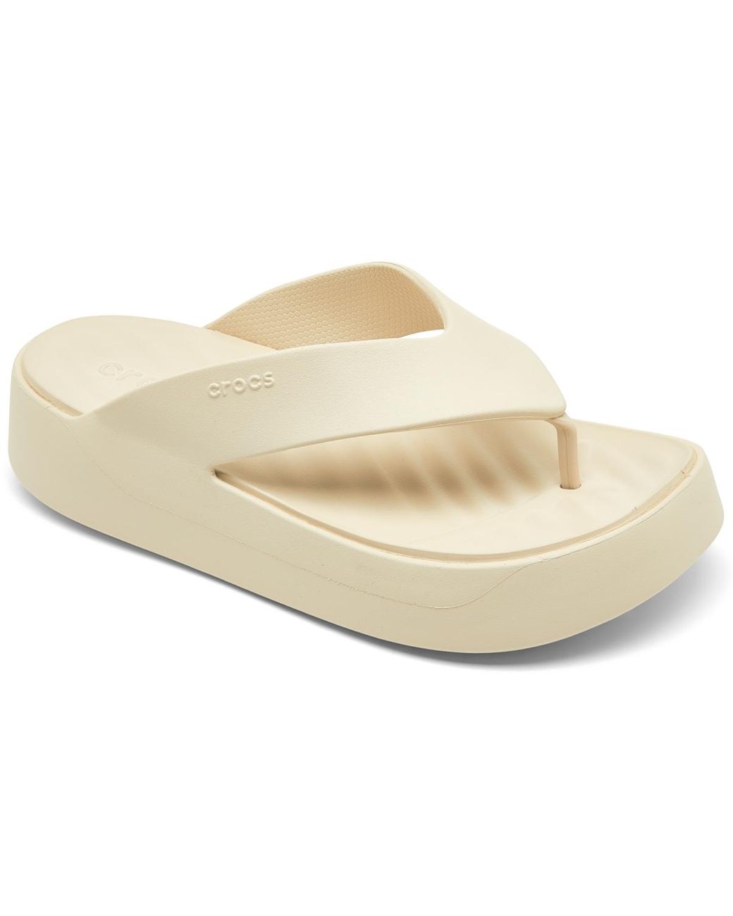 Crocs™ Getaway Platform Casual Flip-flop Sandals From Finish Line in ...
