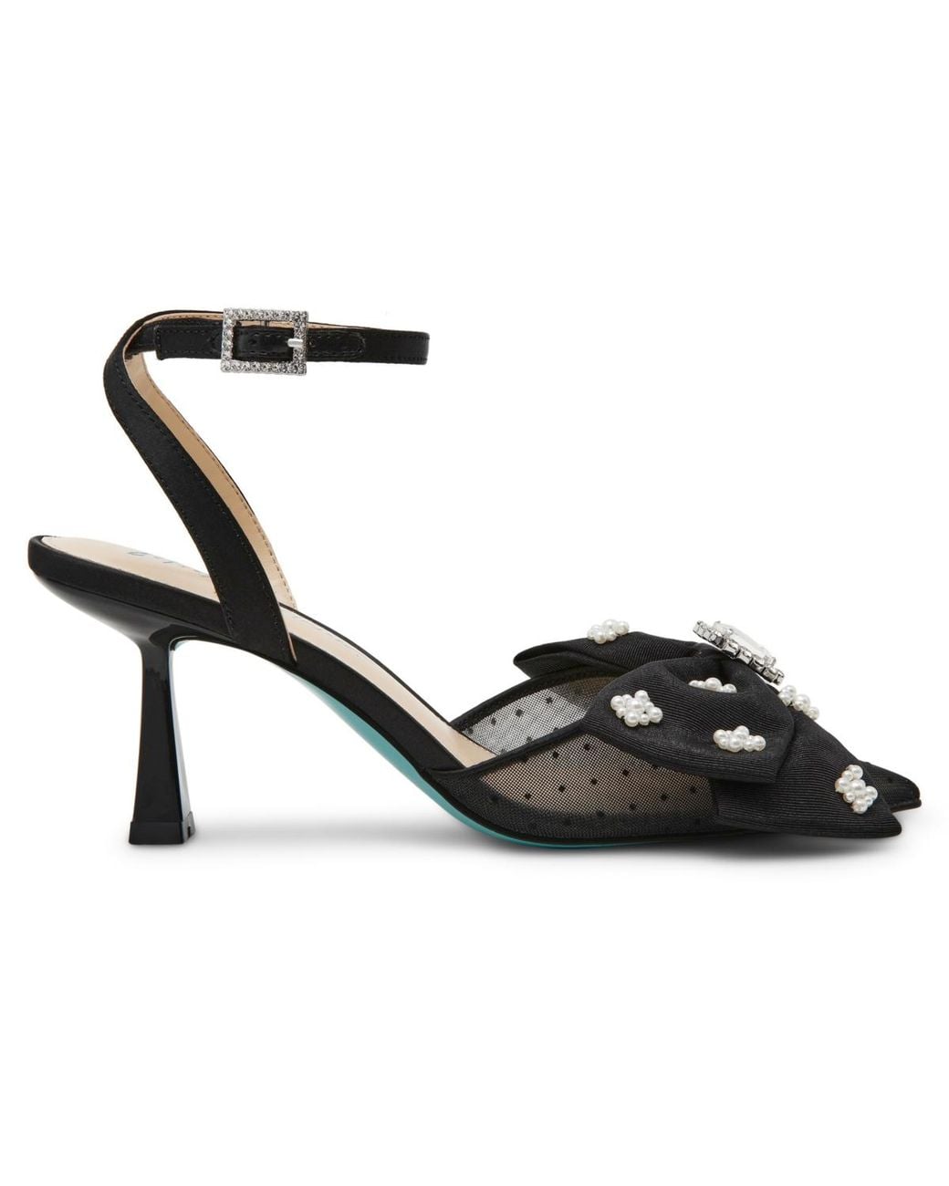 Betsey Johnson Mark Bow Pumps in Black | Lyst