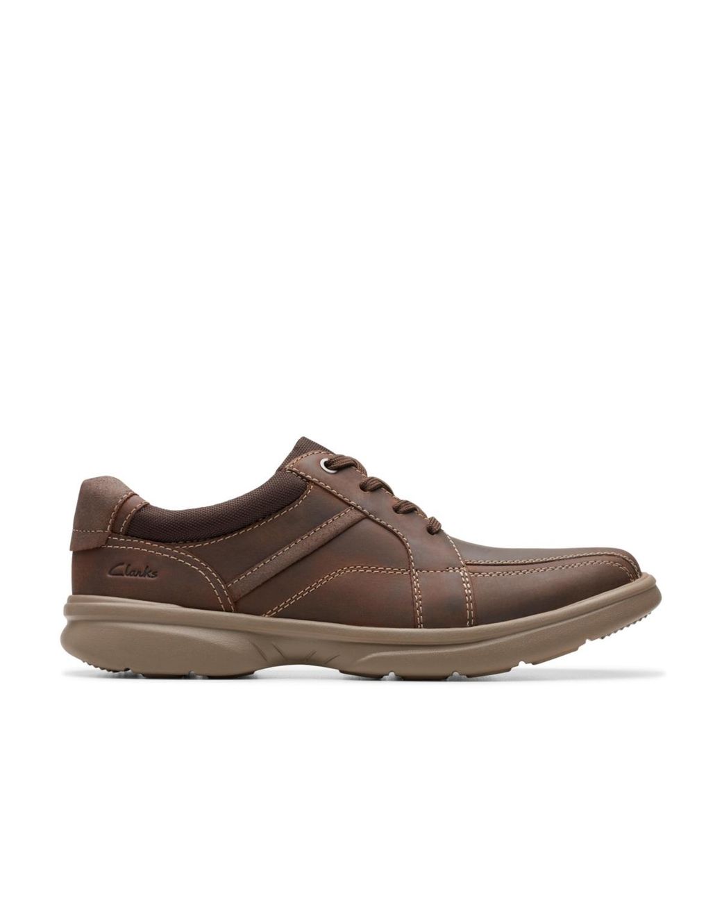 Clarks Collection Bradley Walk Slip On Shoes in Brown for Men | Lyst