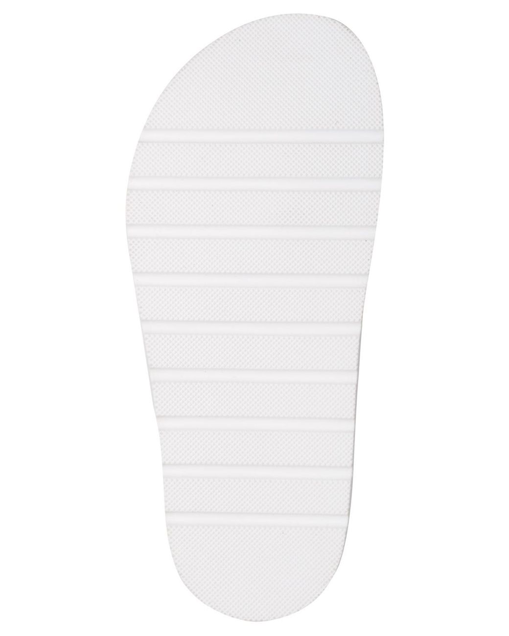KARL LAGERFELD Hayze Pearl Flip Flop Sandals in White | Lyst