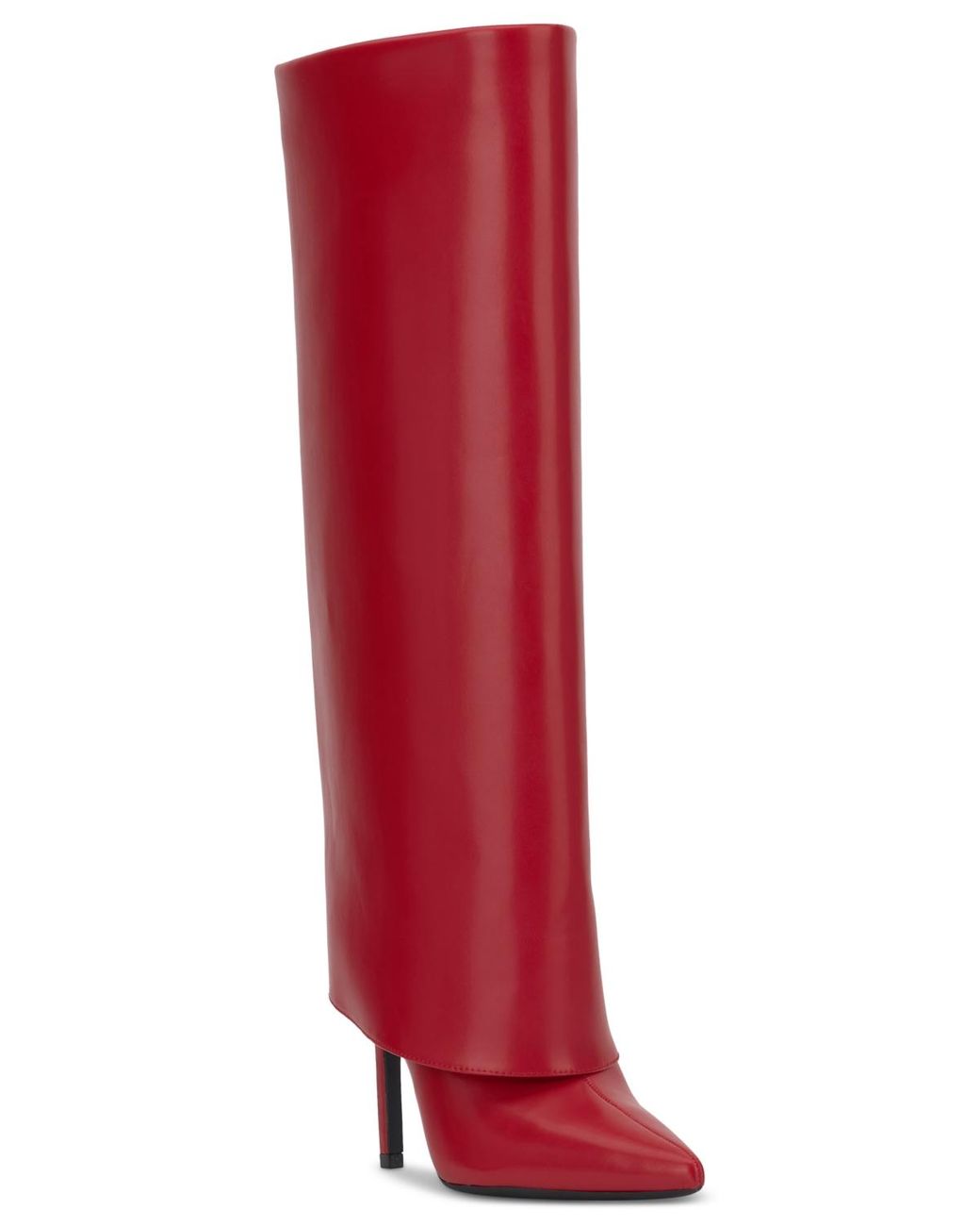 INC International Concepts Skylar Wide-calf Fold Over Cuffed Knee High ...