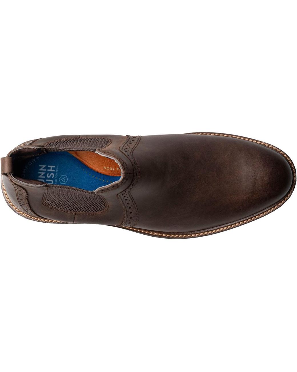 Nunn Bush Otis Ii Plain Toe Chelsea in Brown for Men | Lyst