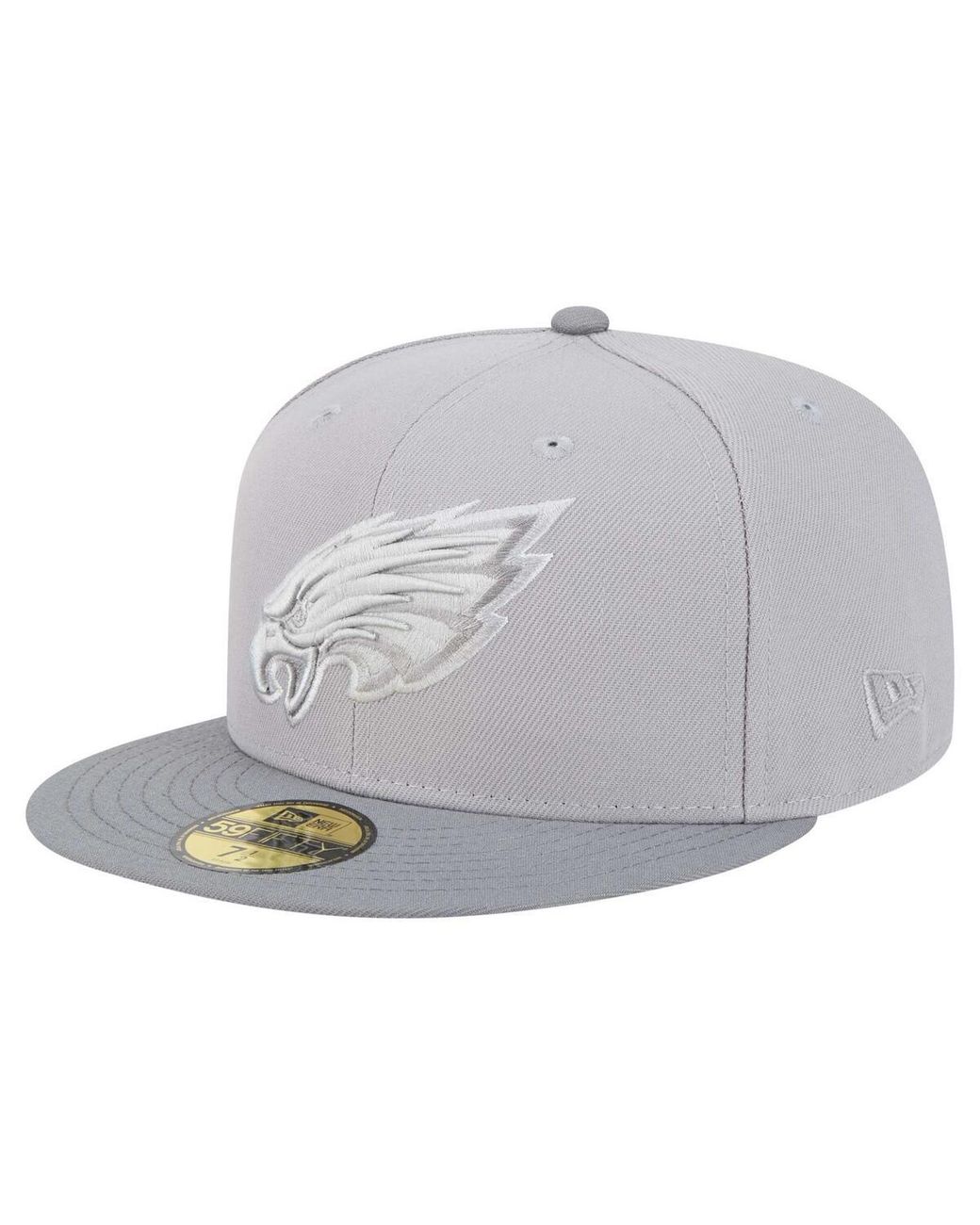 KTZ Gray/graphite Philadelphia Eagles Iron Cloud 59fifty Fitted Hat for ...