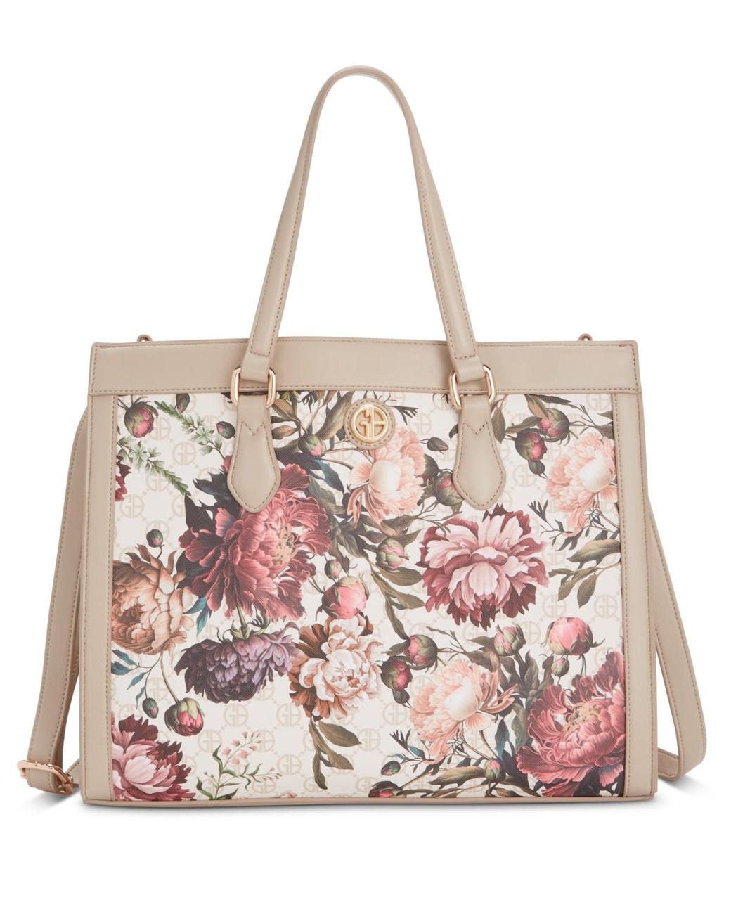 Giani Bernini Floral Saffiano Medium Book Tote in Pink | Lyst