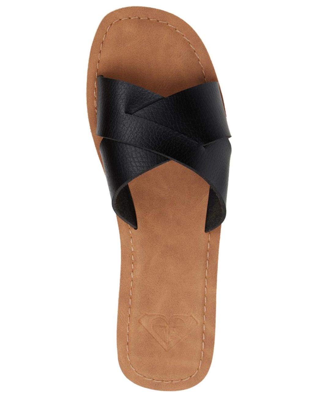 Roxy Andreya Ladies Slip On Sandals in Black | Lyst