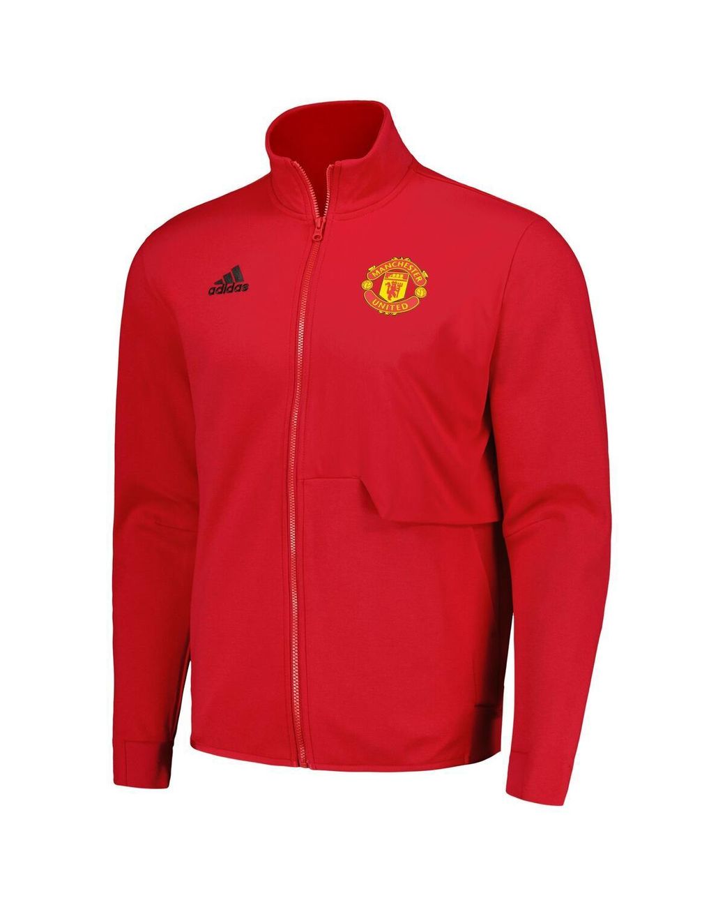 adidas Manchester United 2023/24 Anthem Full-zip Jacket in Red for Men ...