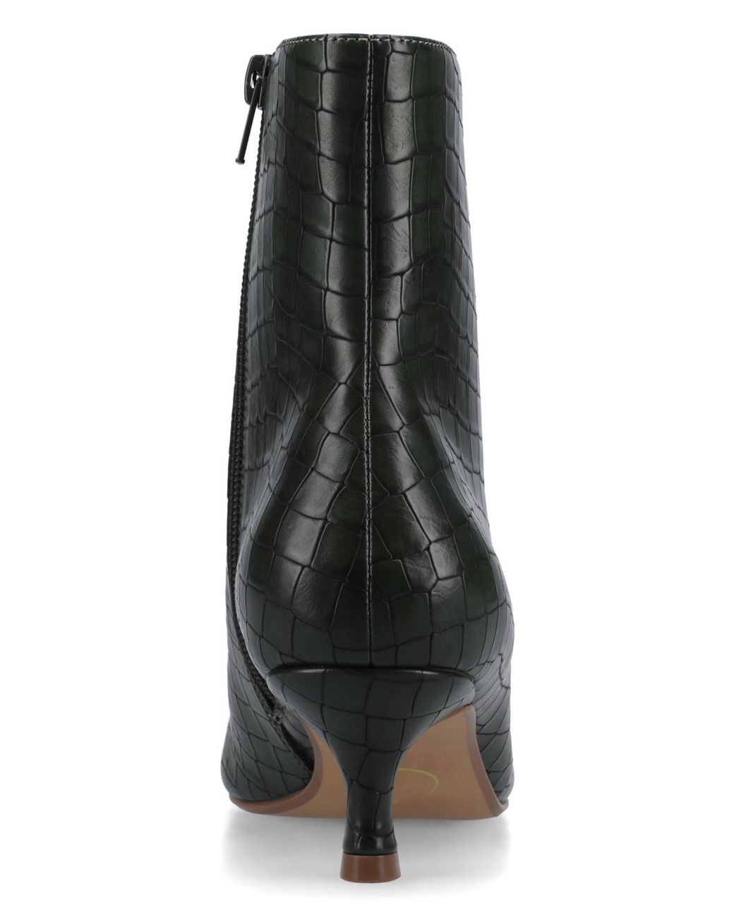 Journee Collection Arely Kitten Heel Pointed Toe Dress Booties in Black ...