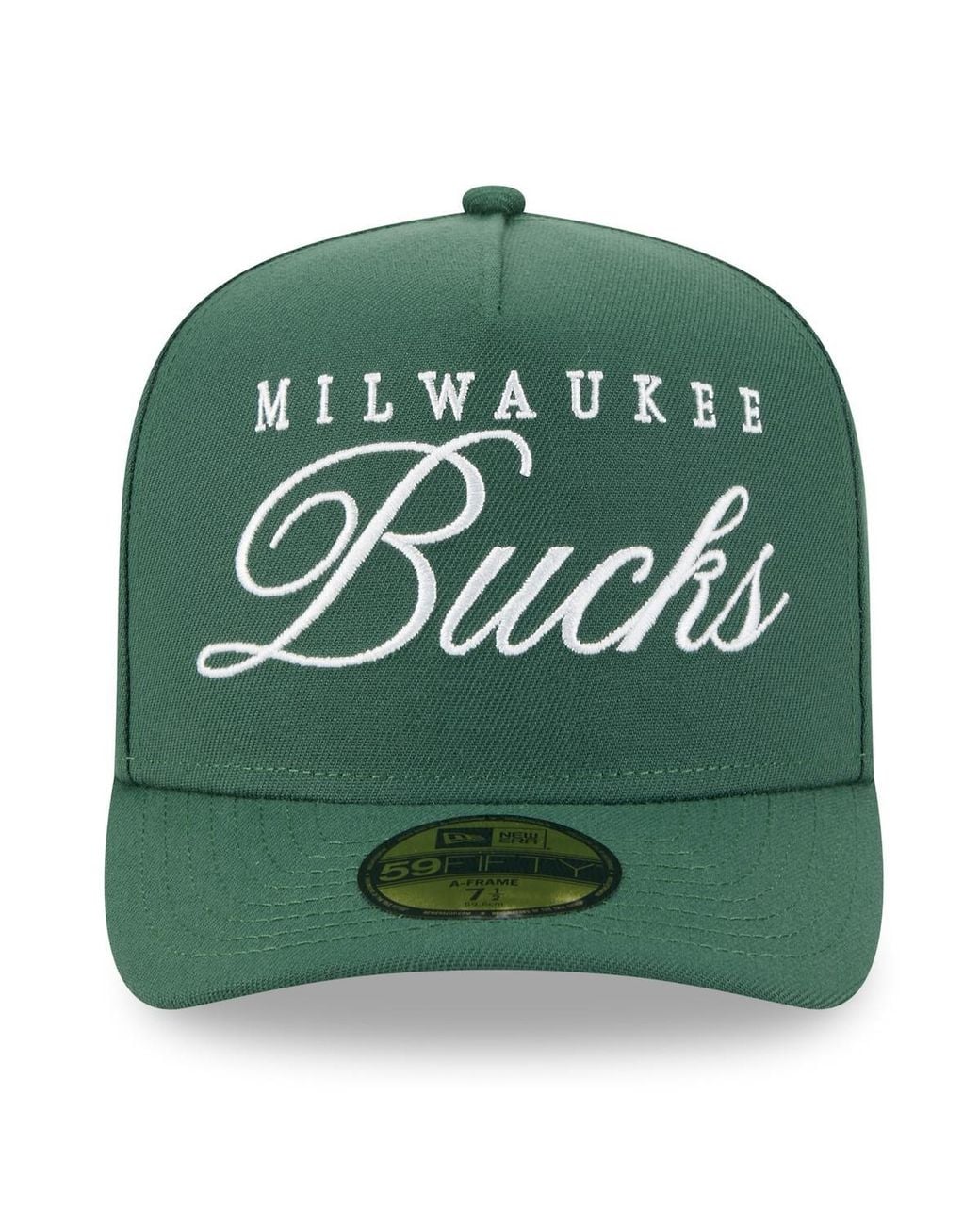 KTZ Milwaukee Bucks 2025 Nba Draft A-frame 59fifty Fitted Hat in Green ...
