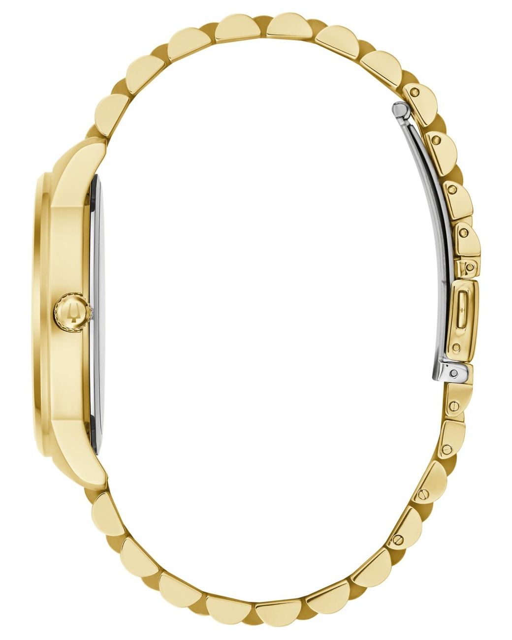 Bulova Classic Diamond Accent Stainless Steel Bracelet Watch 41mm in ...
