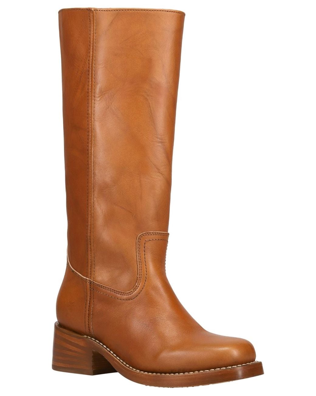Frye Campus 14l Leather Tall Boots in Brown | Lyst